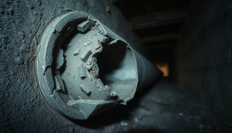 Collapsed drain pipe: signs, diagnosis and repair options