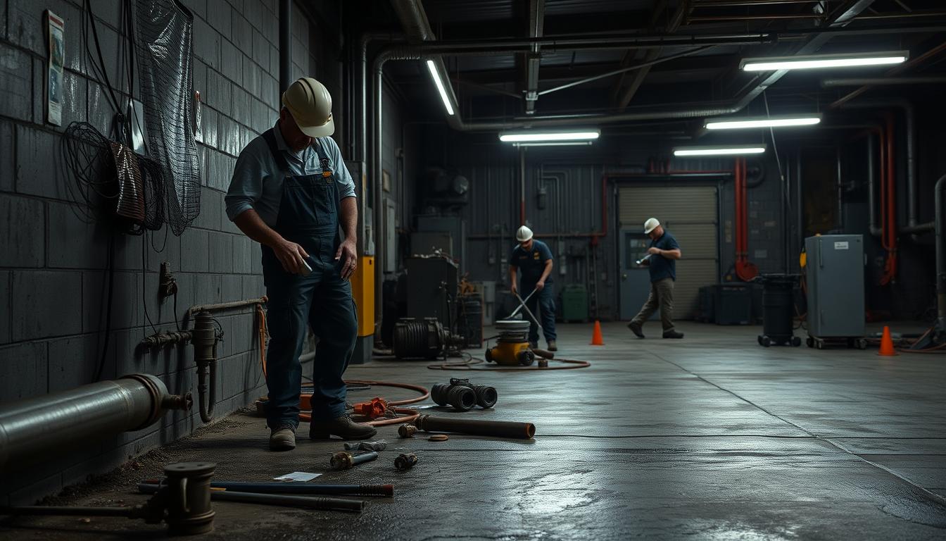 Industrial emergency plumbing response: safety, permits and isolation plans